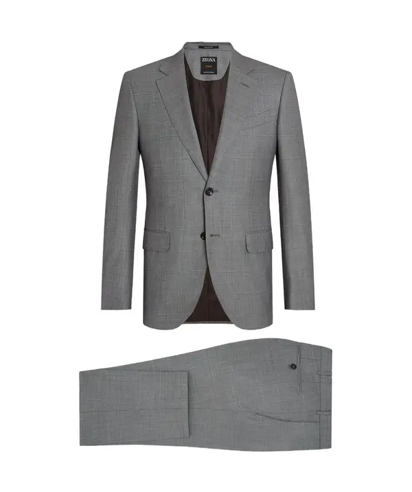 Zegna Single-breasted Centoventimila Suit - Grey