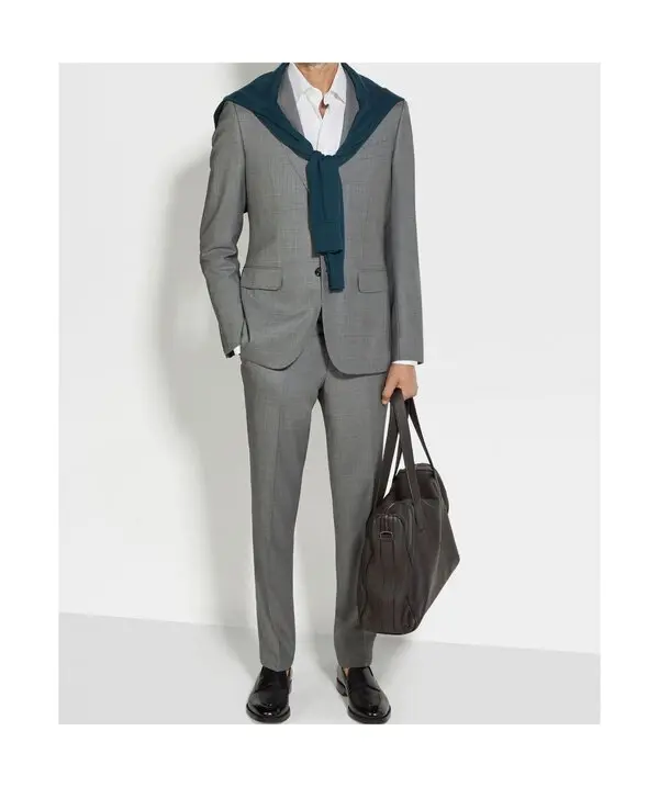 Zegna Single-breasted Centoventimila Suit - Grey
