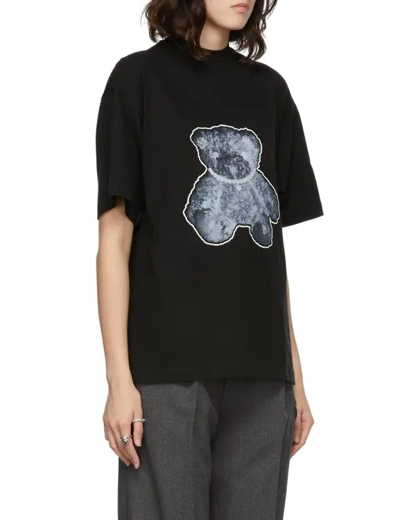 We11Done Teddy Bear-print Cotton T-shirt