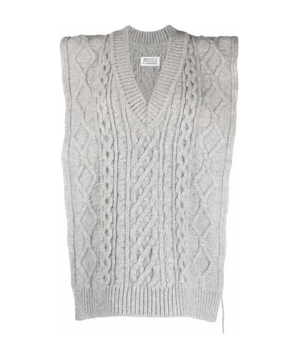MAISON MARGIELA Cable-knitted Vest