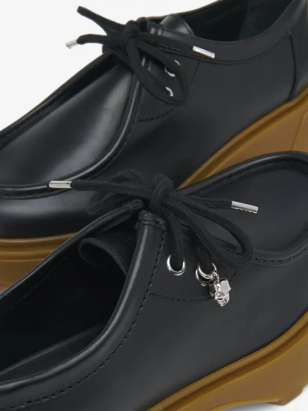 Alexander McQueen Rover Lace-up Shoes With Skull Charm