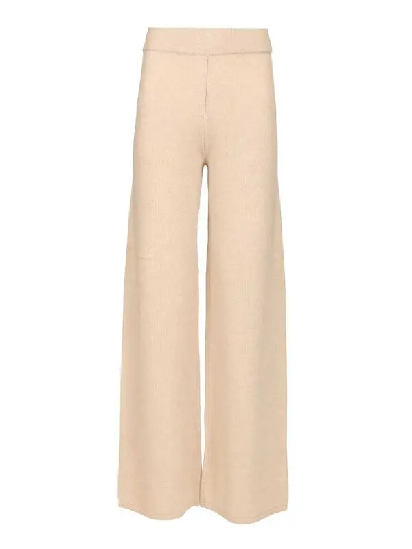 Max Mara Mortiz Knitted Wide-leg Trousers