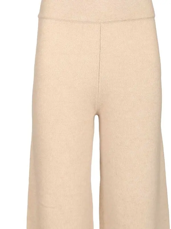 Max Mara Mortiz Knitted Wide-leg Trousers