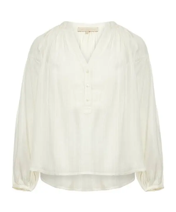 Vanessa Bruno Long-sleeved V-neck Blouse