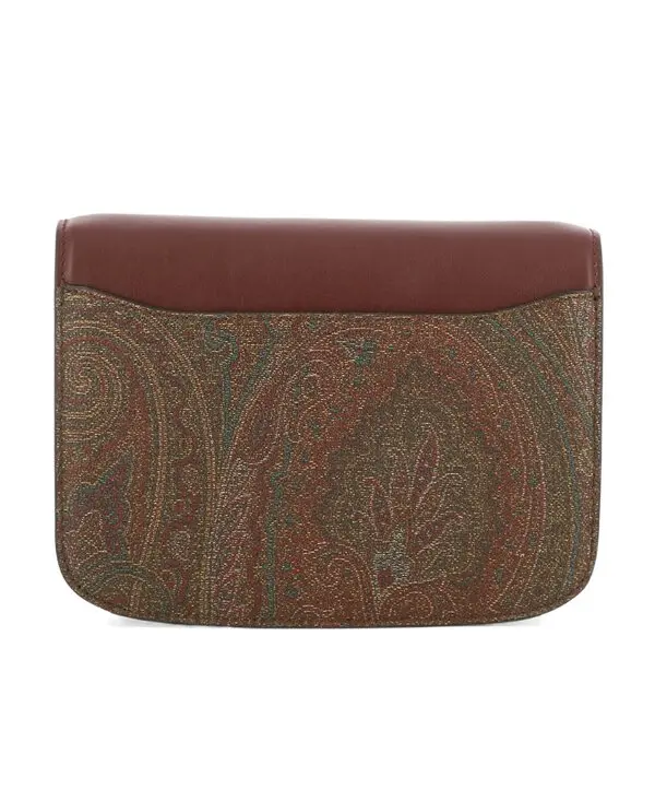 Etro Essential Jacquard Crossbody Bag - Red