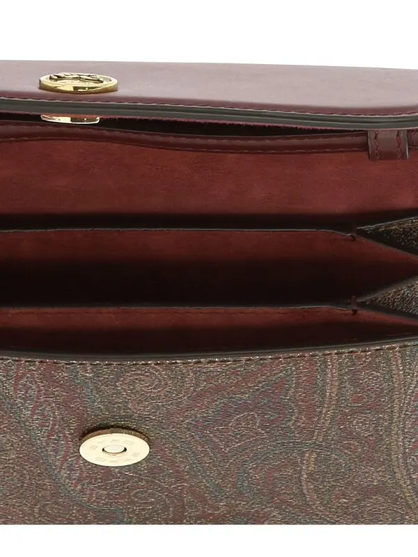 Etro Essential Jacquard Crossbody Bag - Red