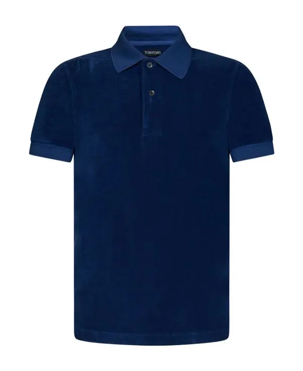 TOM FORD Towelling Short-sleeved Slim-fit Polo Shirt