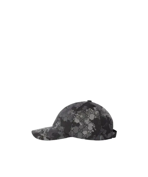 Gucci Gg Marbled Canvas Baseball Hat