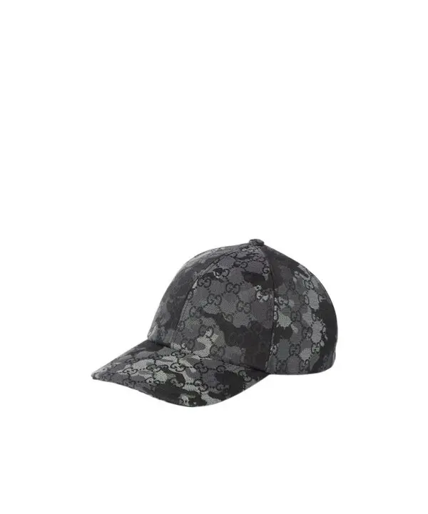 Gucci Gg Marbled Canvas Baseball Hat