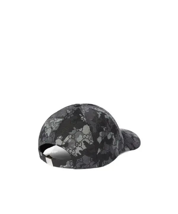 Gucci Gg Marbled Canvas Baseball Hat