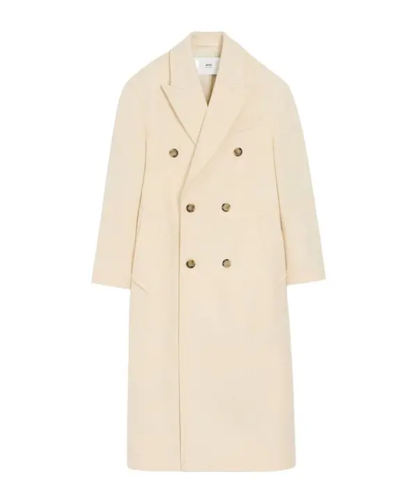 Ami Double Breasted Long Coat