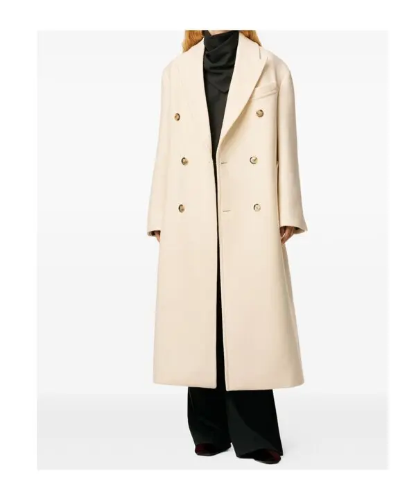 Ami Double Breasted Long Coat