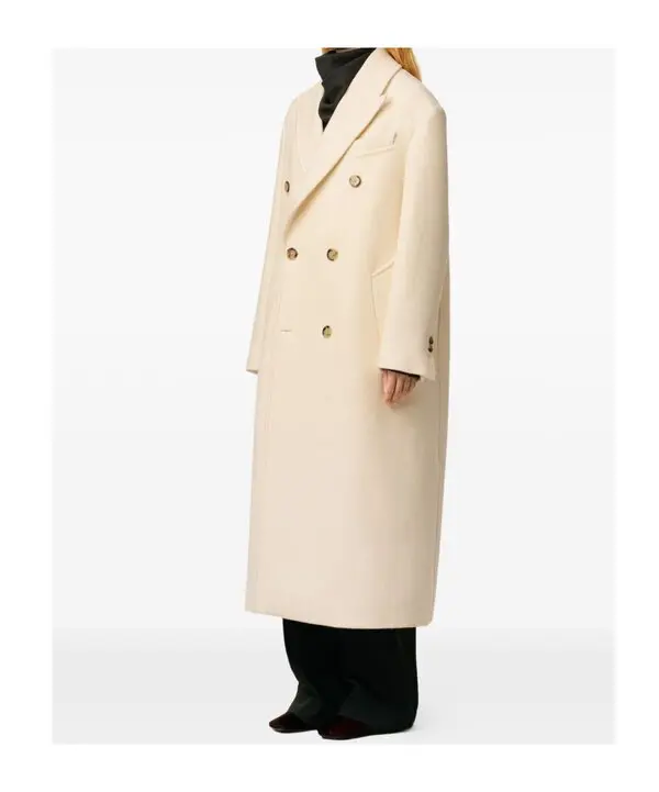 Ami Double Breasted Long Coat