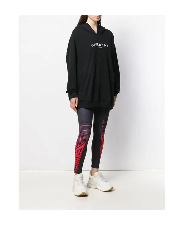 Givenchy Oversized Logo Print Hoodie