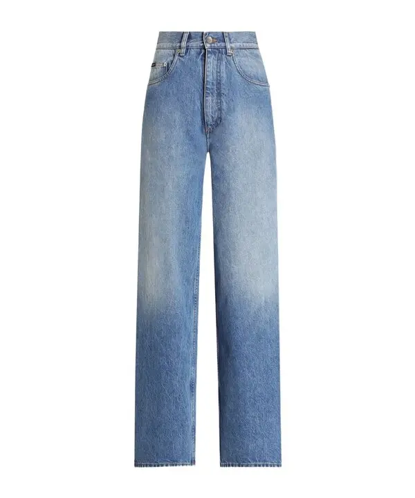 Dolce & Gabbana Logo-plaque Jeans - Multi-color
