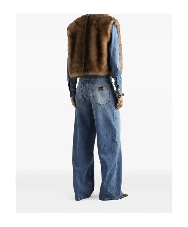 Dolce & Gabbana Straight Leg Jeans - Multicolor