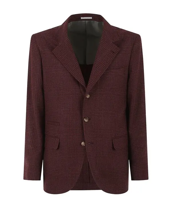 Brunello Cucinelli Single-breasted Tailored Jacket - Black