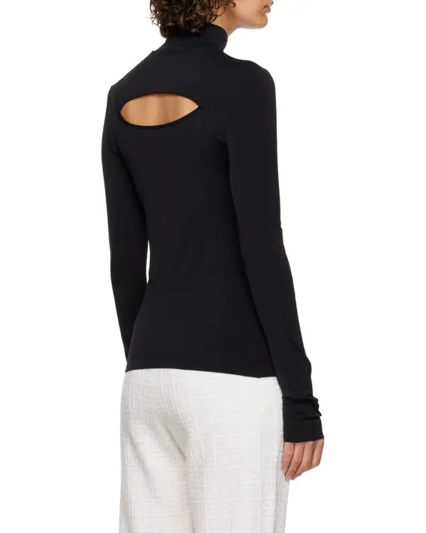 Givenchy Digged And Cut Stretch Knitted Pullover