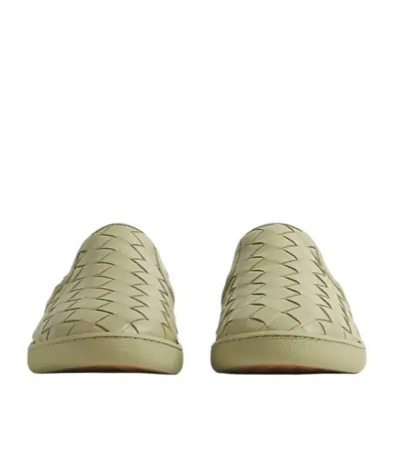 Bottega Veneta Sawyer Round Toe Sneakers - Nude