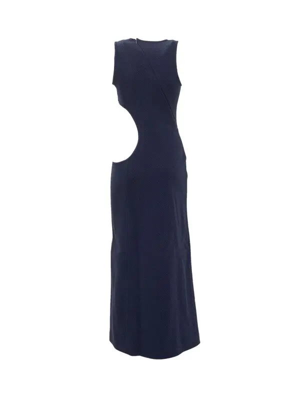 Off-White Sleeveless Cut-out Dress