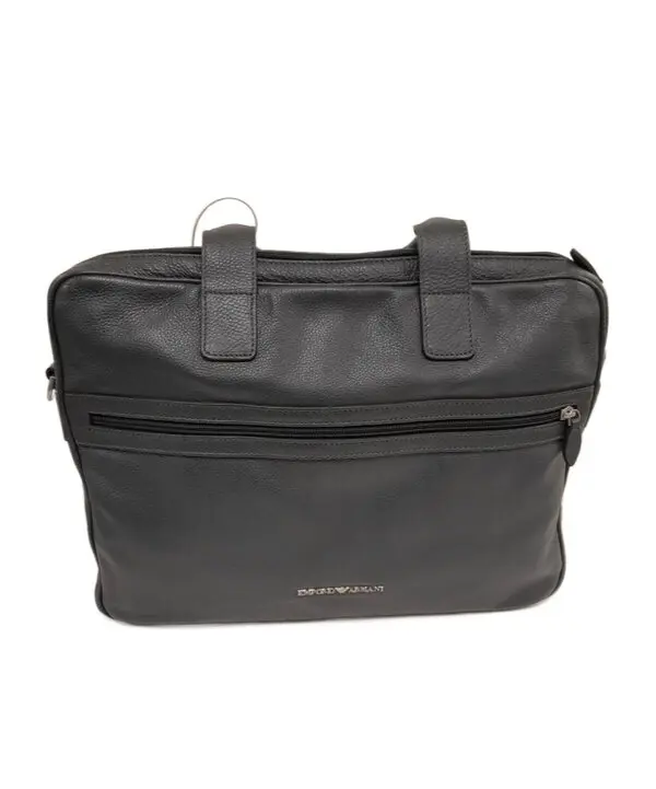 Emporio Armani Zipper Handbag - Black