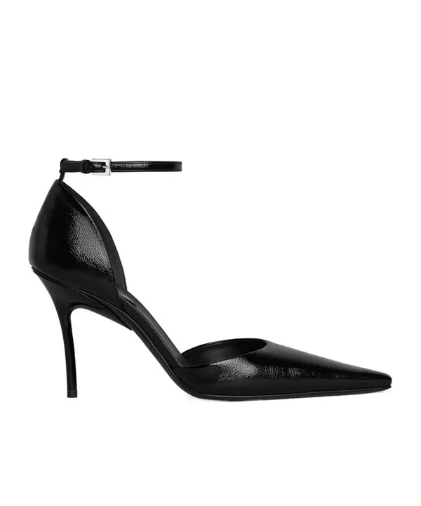 Alaïa Drop Pumps With Stiletto Heel And Ankle Strap - Black