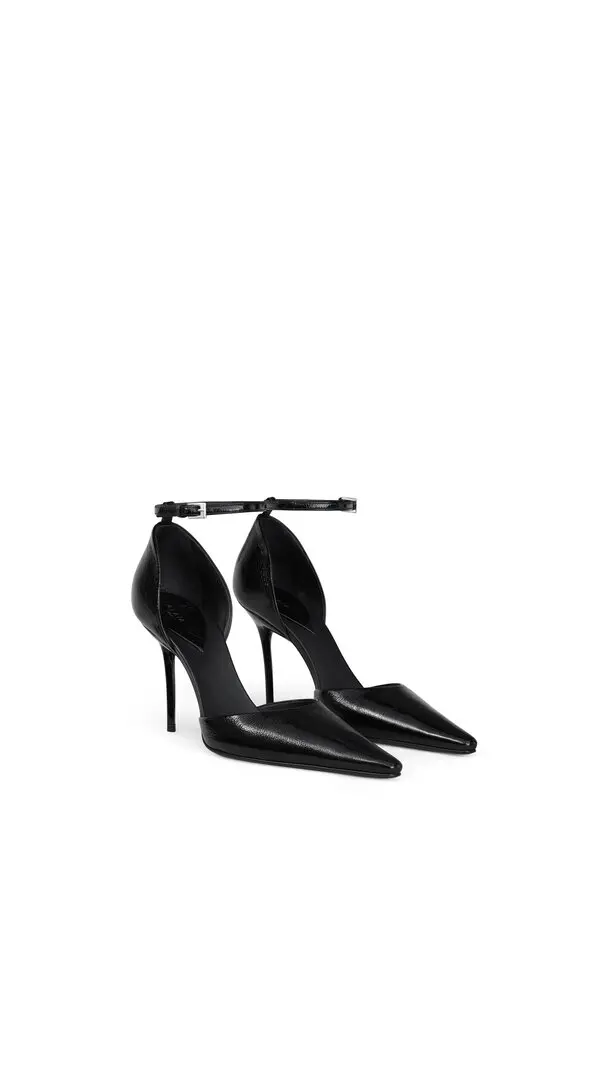 Alaïa Drop Pumps With Stiletto Heel And Ankle Strap - Black