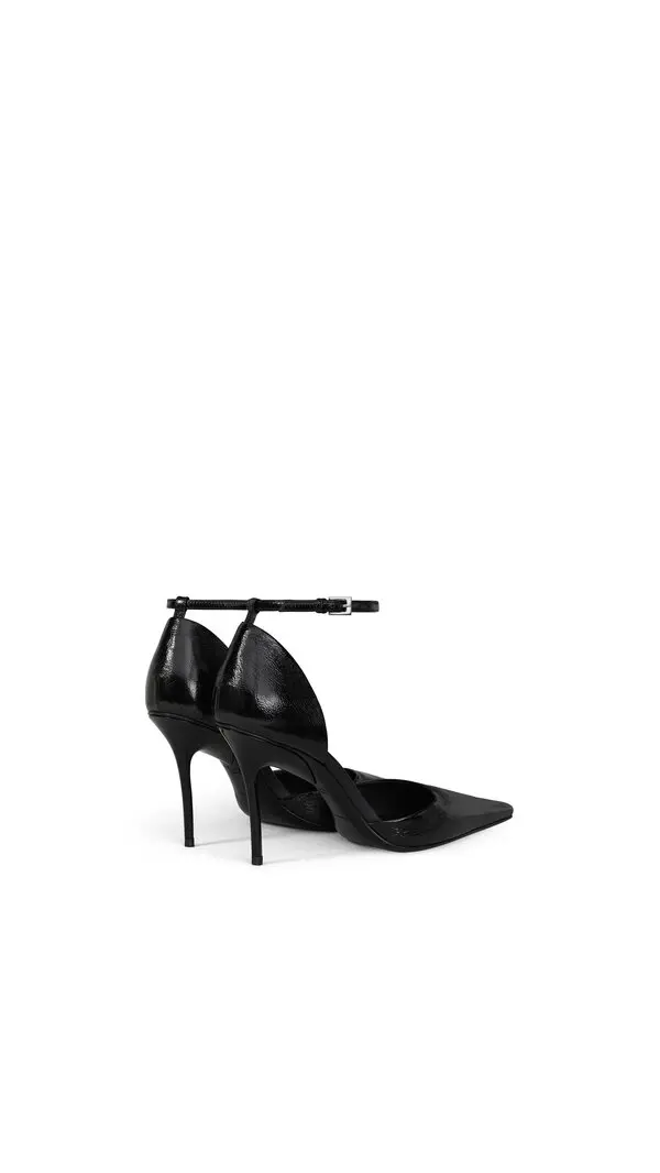 Alaïa Drop Pumps With Stiletto Heel And Ankle Strap - Black