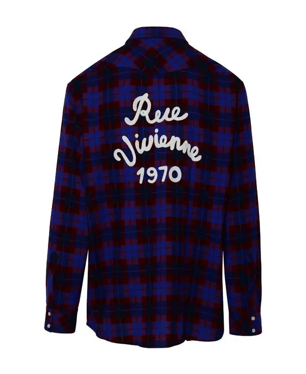 Kenzo Long Sleeved Checked Shirt