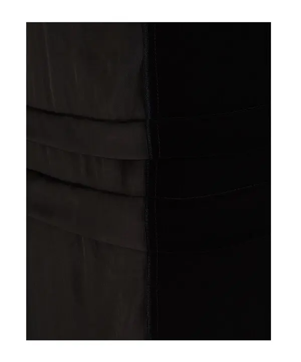LEMAIRE Pleated Asymmetric Skirt - Slate Gray