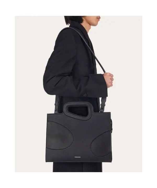 FERRAGAMO Briefcase With Cut-out Detail