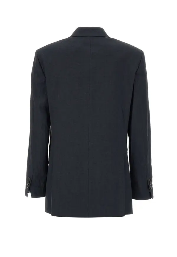 Theory Single-breasted Tailored Blazer With Flap Pockets