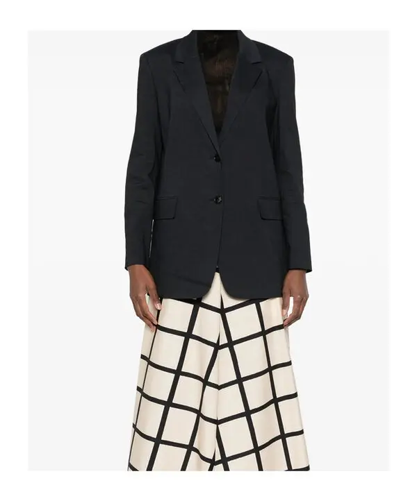 Theory Single-breasted Tailored Blazer With Flap Pockets