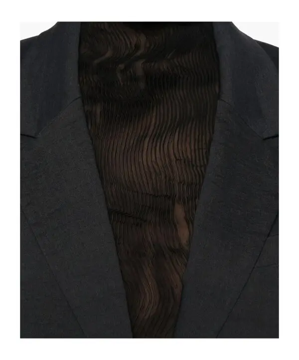 Theory Single-breasted Tailored Blazer With Flap Pockets