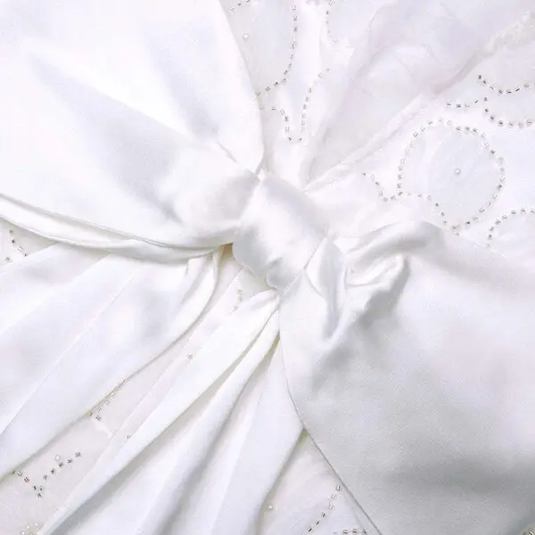 SELF-PORTRAIT Satin Bow Mini Dress