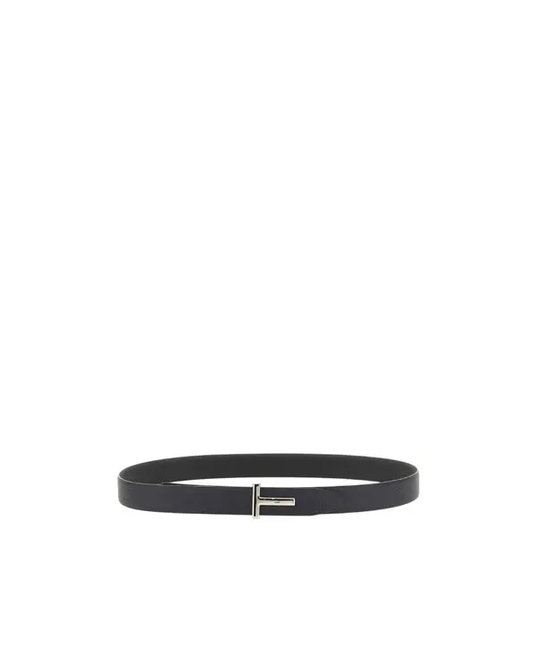 TOM FORD T-buckle Belt - Blue