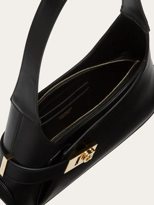 FERRAGAMO Asymmetrical Pocket Hobo Bag