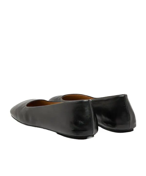 Marsèll Square Toe Ballerina Slip-ons