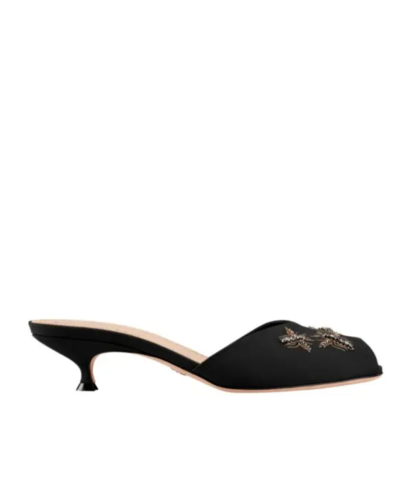 Dior D-dream Embellished Heeled Slide Sandals