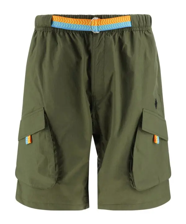 MARCELO BURLON COUNTY OF MILAN Logo Embroidered Cargo Shorts