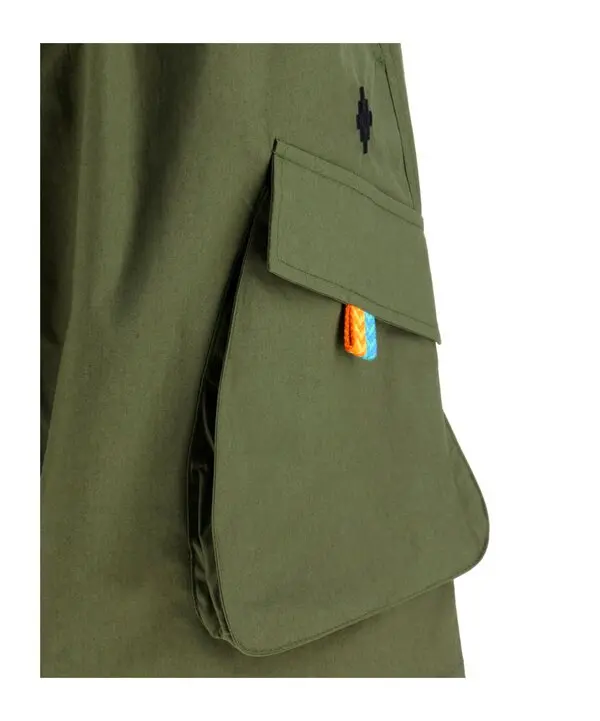 MARCELO BURLON COUNTY OF MILAN Logo Embroidered Cargo Shorts