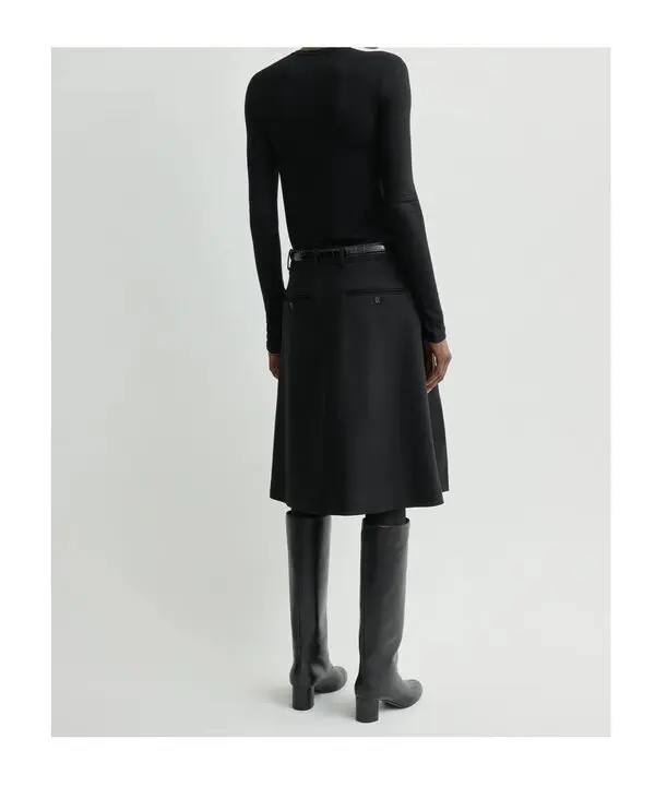 TOTEME Pleated Midi Skirt