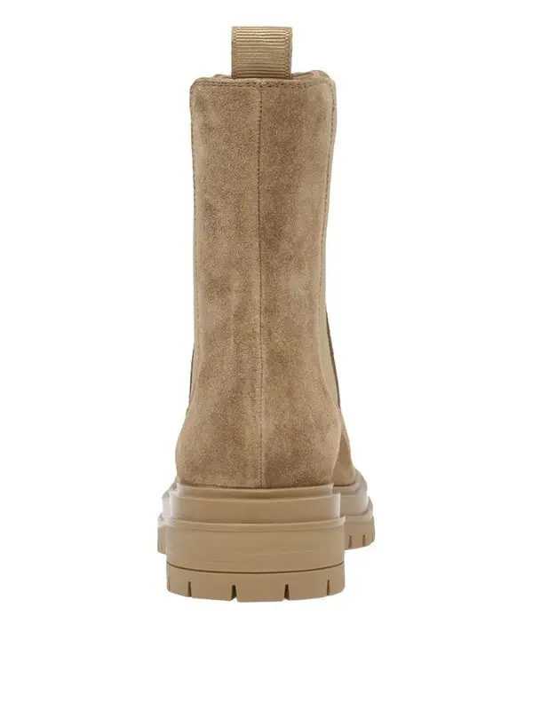 GIANVITO ROSSI Chester Round Toe Ankle Boots - Brown