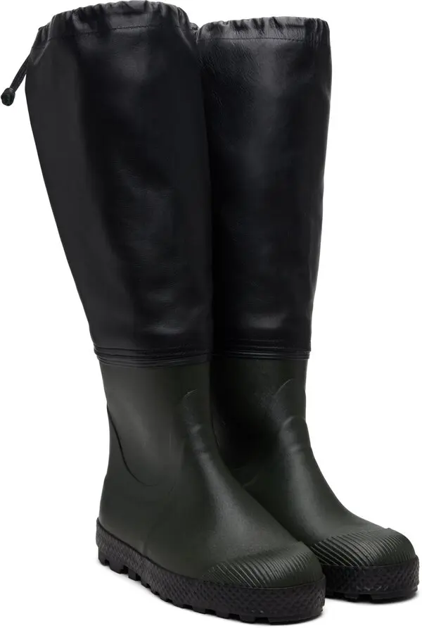RIER High Rain Boots - Black