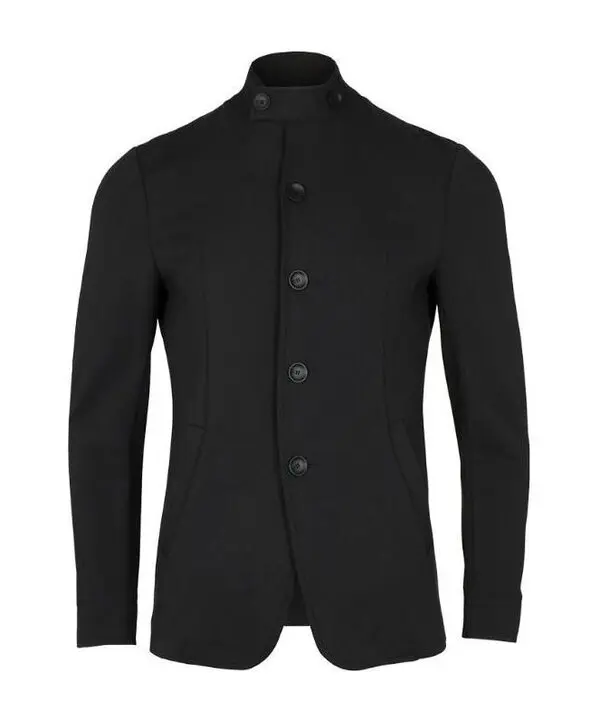 Emporio Armani Long Sleeve Logo Jacket - Black