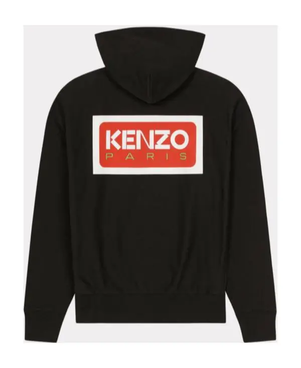 Kenzo Logo-printed Long-sleeve Hoodie