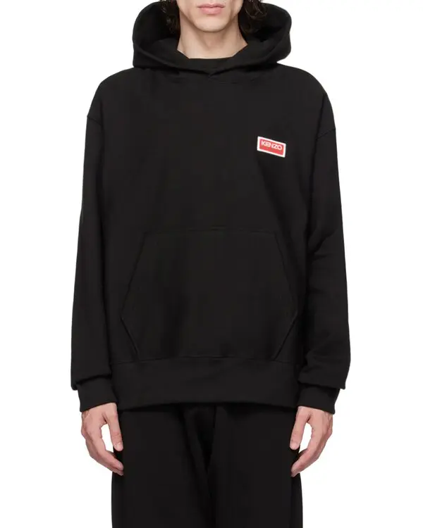 Kenzo Logo-printed Long-sleeve Hoodie