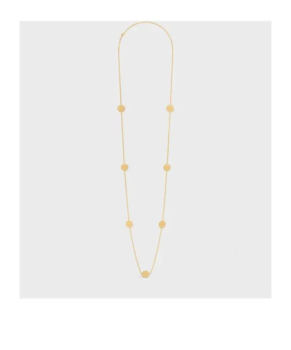 Celine Heirlooms Médaille Sautoir In Brass - Gold