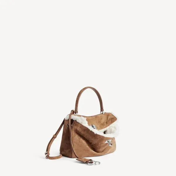 Balenciaga Rodeo Mini Handbag - Walnut/white
