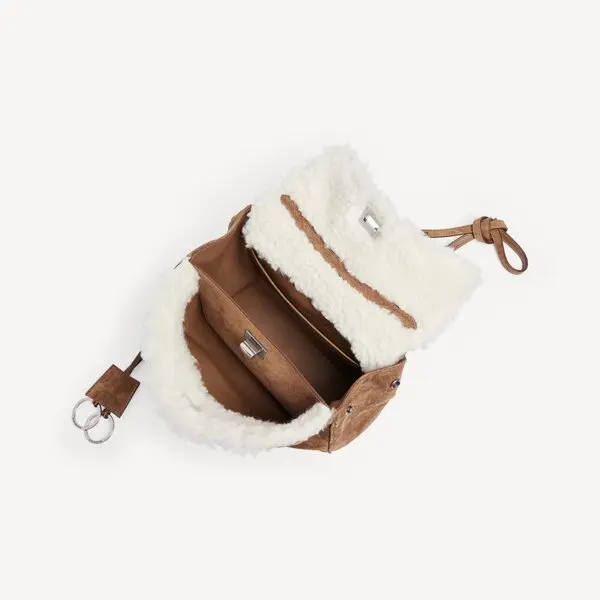 Balenciaga Rodeo Mini Handbag - Walnut/white